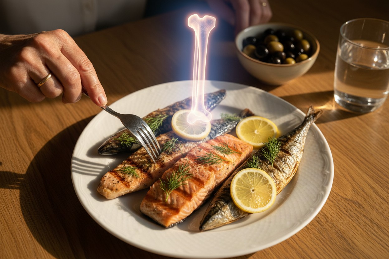 Study Links Vitamin D from Fish to Improved Bone Health